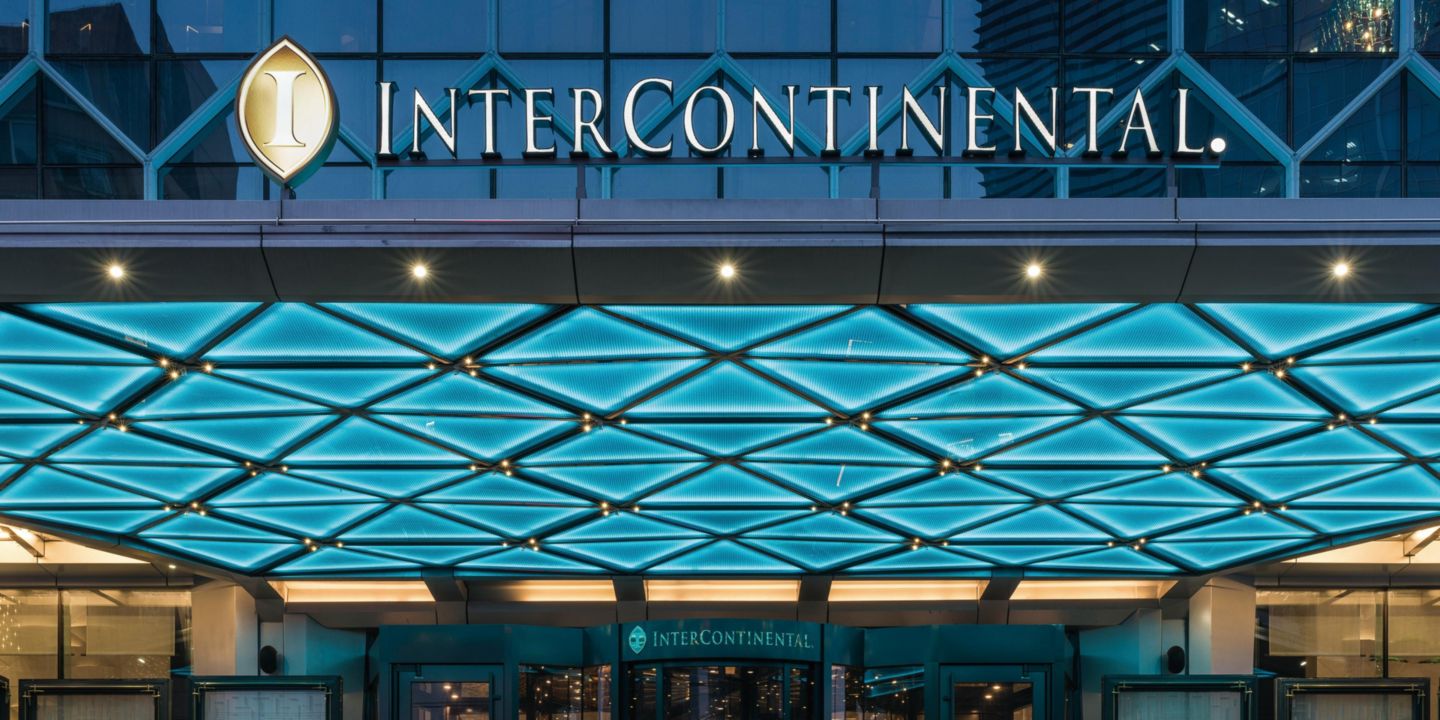 豪华酒店创意非凡高颜值的客房背景墙 Intercontinental 北京三里屯通盈中心洲际酒店 的豪华酒店 北京 北京 洲际酒店及度假村
